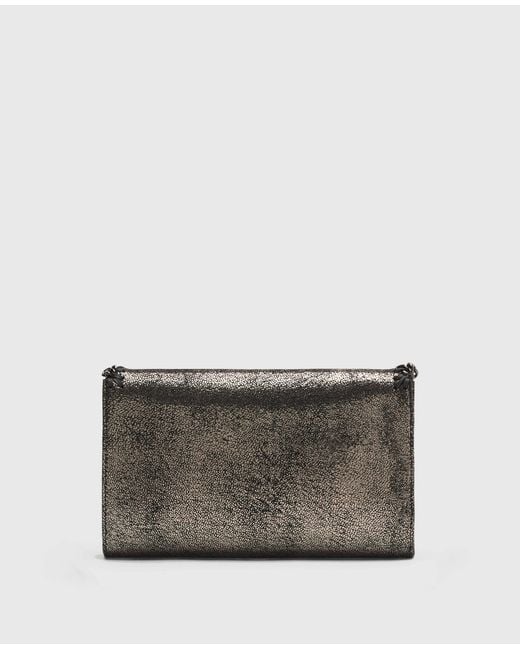 Stella McCartney Falabella Wallet Crossbody Bag in Grey | Lyst UK