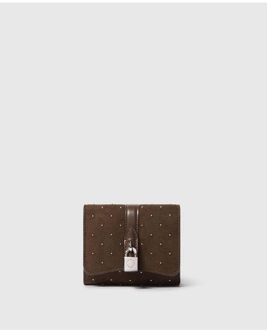Stella McCartney Ryder Studded Tri-Fold Wallet | Lyst UK