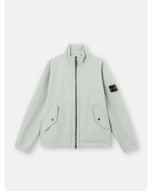 Stone Island 4100022 Light Soft Shell-R E. Dye Technology in Grey for ...
