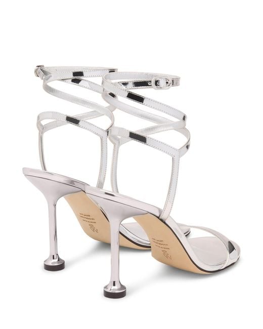 Stuart Weitzman Nudistini Wrap 100 in White | Lyst UK