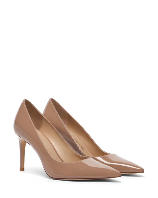 Stuart Weitzman Stuart Power 85 in Brown | Lyst UK
