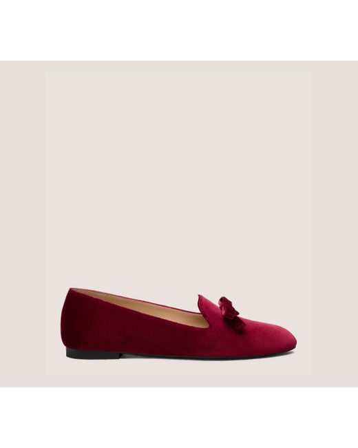 Stuart Weitzman Reese Loafer in Red | Lyst