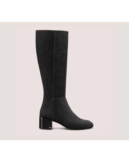Stuart Weitzman Edie Knee-high Boot in Black | Lyst