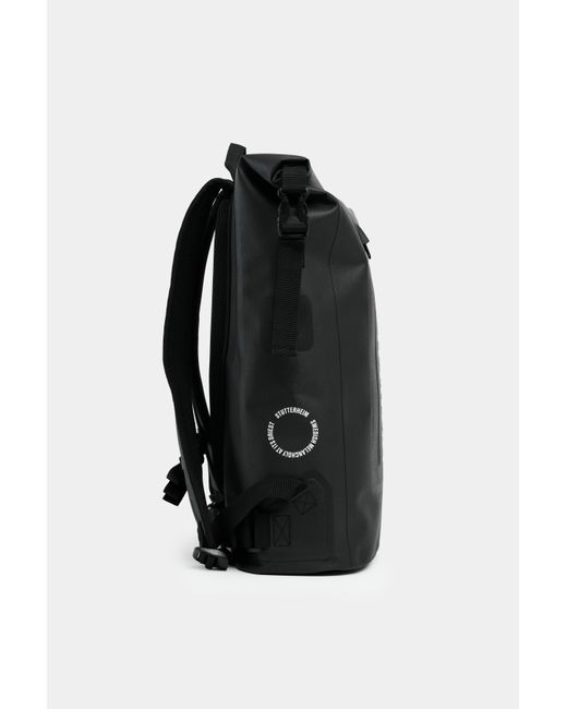 Stutterheim Rain Rolltop 25L Backpack in Black | Lyst