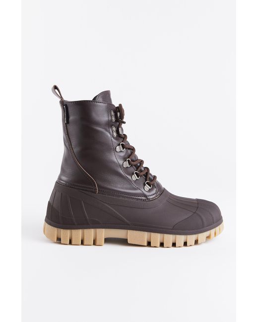 Stutterheim Patrol Boot Leather in Brown | Lyst
