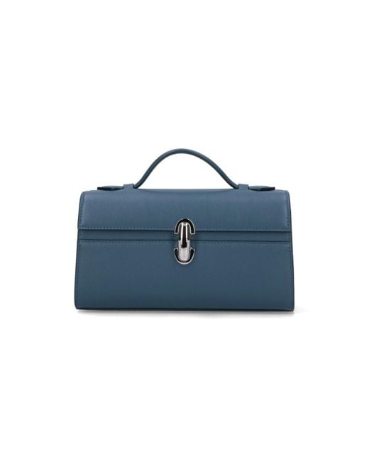 SAVETTE "Symmetry" Clutch in Blue | Lyst UK