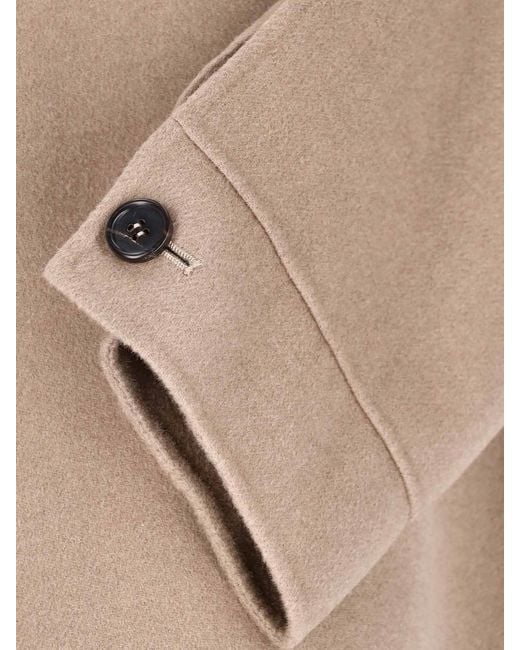 Max Mara Virgin Wool Jacket Fiero in Natural | Lyst UK