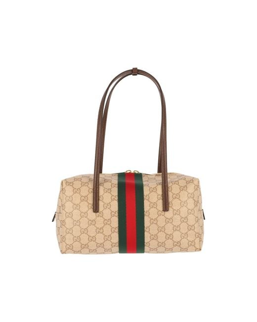 Gucci Medium Shoulder Bag "Boston Melrose" in White | Lyst