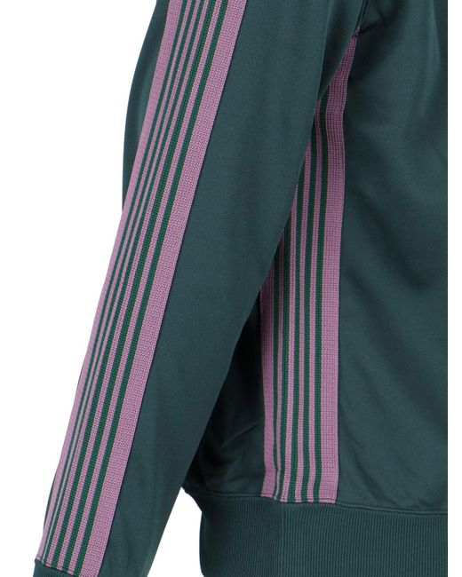Needles Logo Sports Jacket in Green for Men | Lyst UK