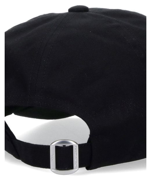 Maison Kitsuné Fox Baseball Cap in Black | Lyst UK