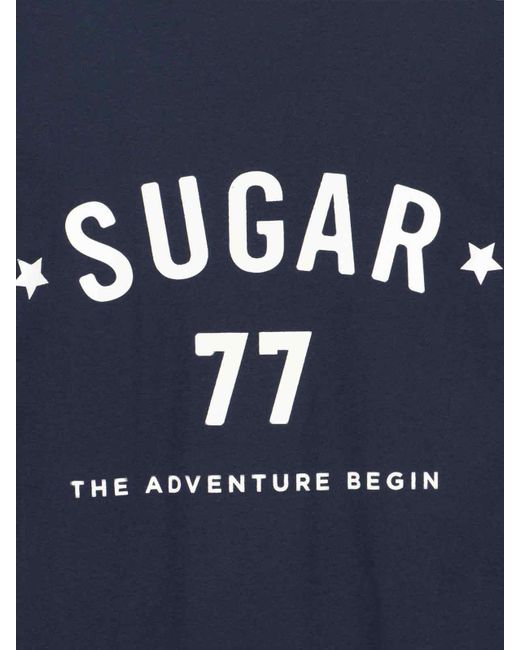 Sugar Logo T-Shirt in Blue | Lyst UK