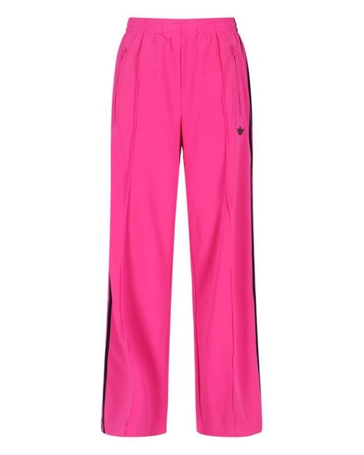 adidas 'Firebird' Track Pants in Pink | Lyst UK