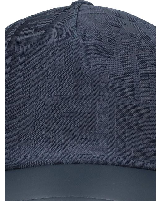 Fendi 'Ff' Baseball Cap in Blue for Men | Lyst UK