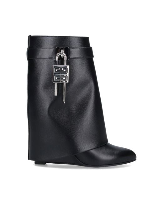 Givenchy 'shark Lock' Ankle Boots in Black | Lyst
