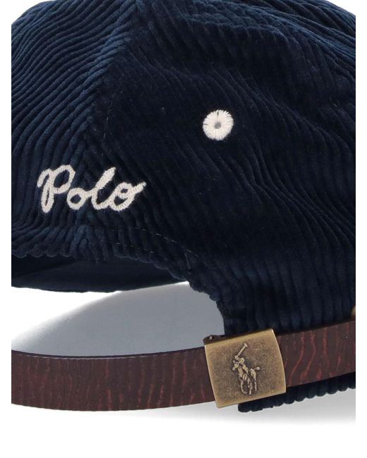 Polo Ralph Lauren Logo Baseball Cap in Blue | Lyst UK