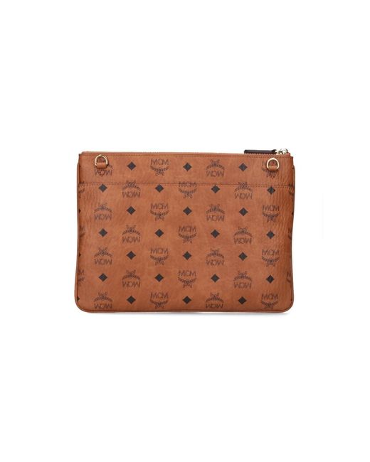 MCM Aren Crossbody Bag in Brown | Lyst UK