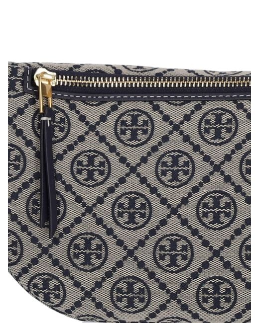 Tory Burch Belt Bag "t Monogram" in Gray | Lyst