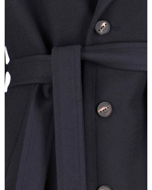 Hevò 'ostuni' Midi Coat in Blue for Men | Lyst