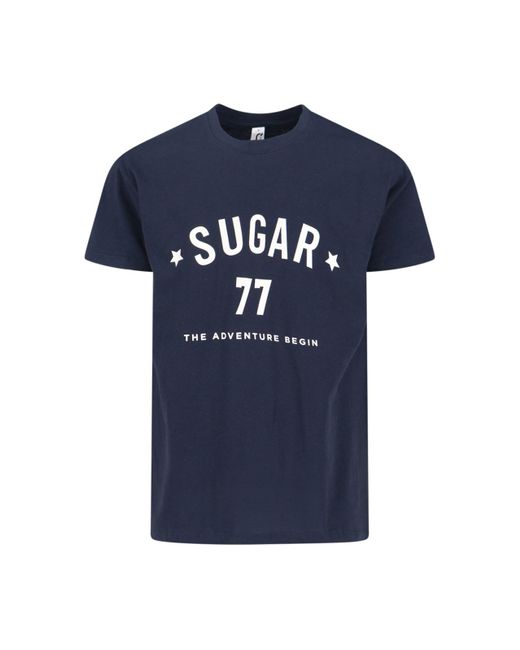 Sugar Logo T-Shirt in Blue | Lyst UK