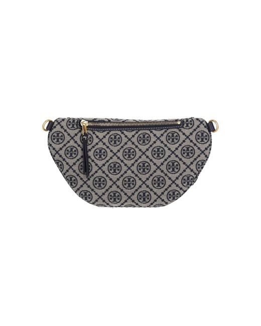 Tory Burch Belt Bag "t Monogram" in Gray | Lyst