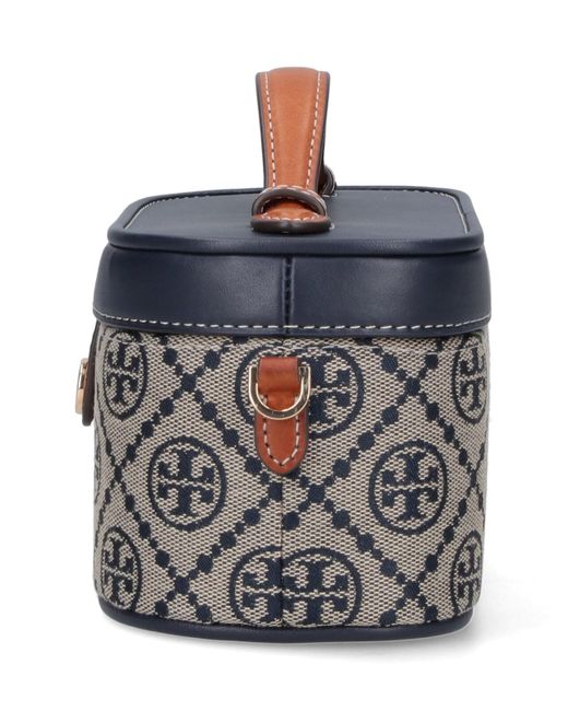 Tory Burch "T-Monogram" Beauty Case in Blue | Lyst UK