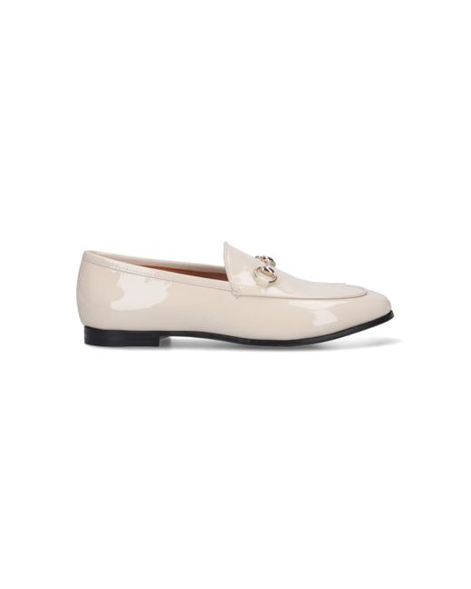 Gucci Loafers With "jordan" Clamp in White | Lyst