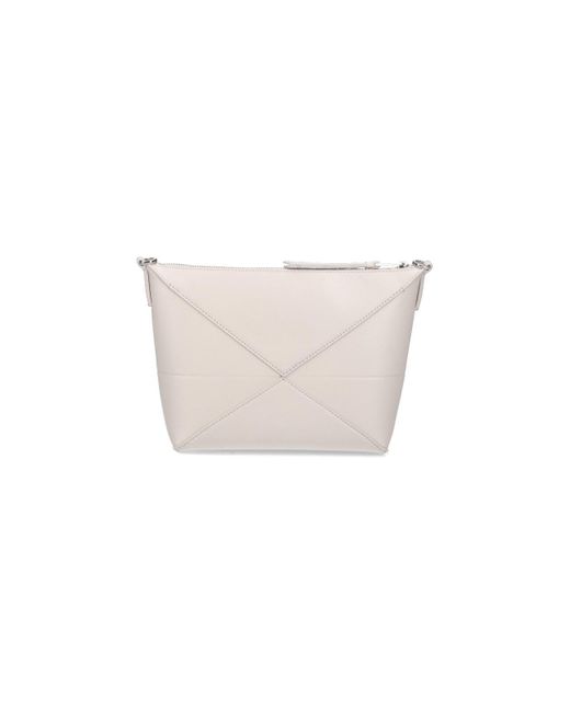 Loewe "puzzle Fold" Pouch in White | Lyst