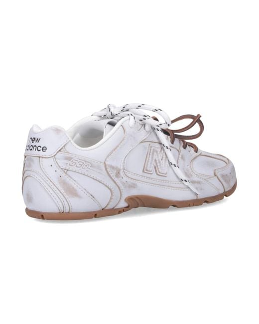 Miu Miu X New Balance "530 Sl" Sneakers in White | Lyst