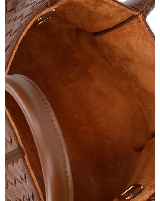 Bottega Veneta Small Bag "Pinacoteca" in Brown | Lyst UK