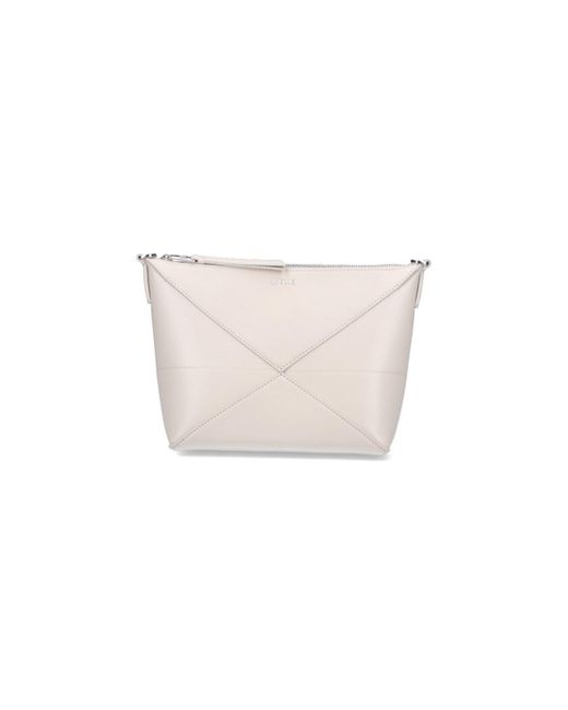 Loewe "puzzle Fold" Pouch in White | Lyst
