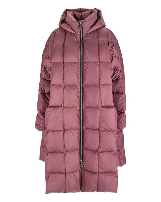 Ienki Ienki Maxi 'Pyramid Leon' Down Jacket in Red | Lyst UK