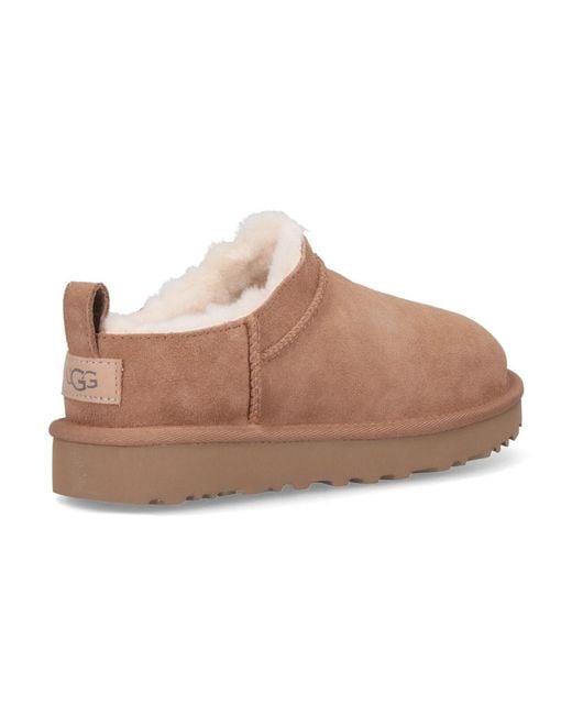 UGG "Classic Micro" Mules in Natural | Lyst UK
