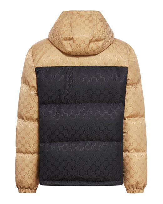 Gucci gg Two-tone Bomber Jacket in Black for Men | Lyst