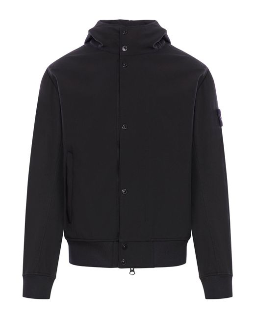 Stone Island Bomber With Compass Application in Blue for Men | Lyst