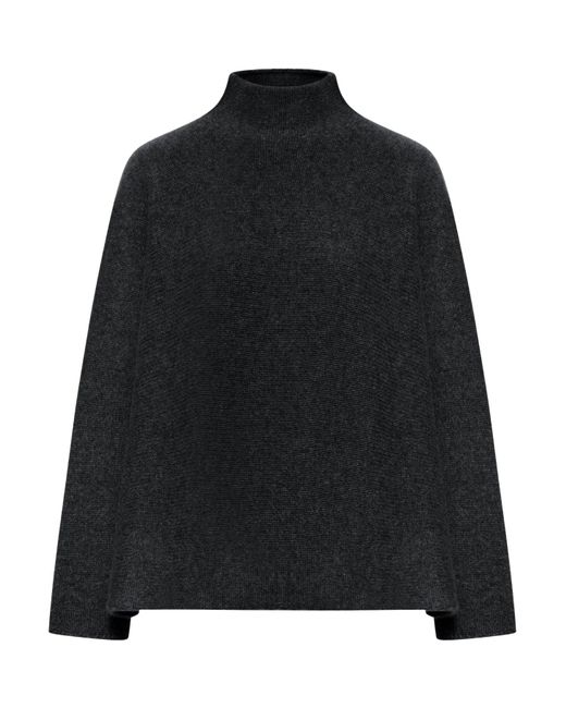 Giorgio Armani Cashmere High Neck Sweater in Black | Lyst UK