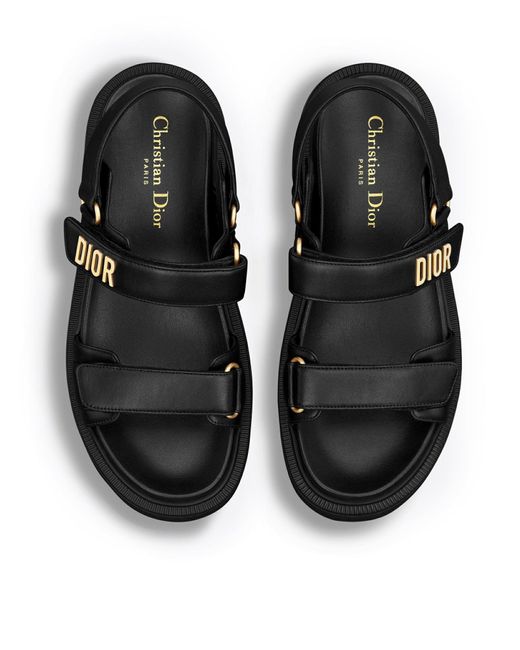 Dior Dioract Platform Sandal in Black | Lyst