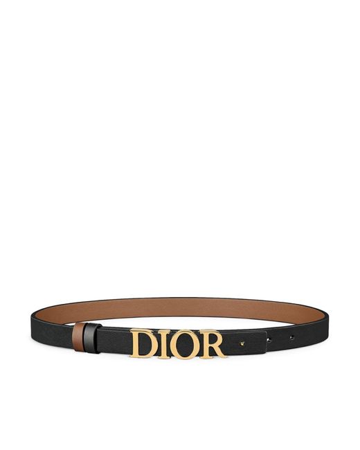 Dior Reversible D-Dream Belt in White | Lyst