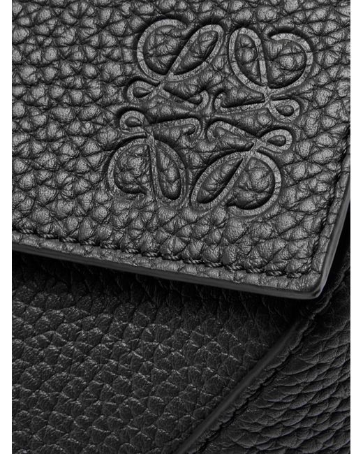 Loewe Large Puzzle Bag In Grained Calfskin in Black for Men | Lyst