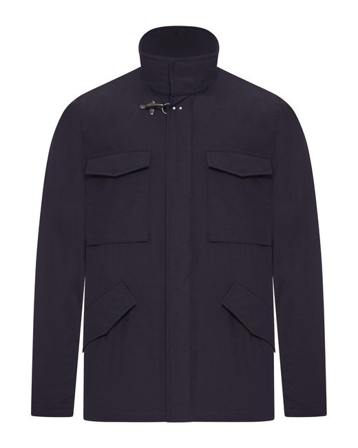 Fay Explorer Field Jacket in Blue for Men | Lyst UK