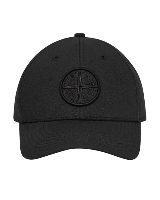 Stone Island Compass Embroidery Hat in Black for Men | Lyst