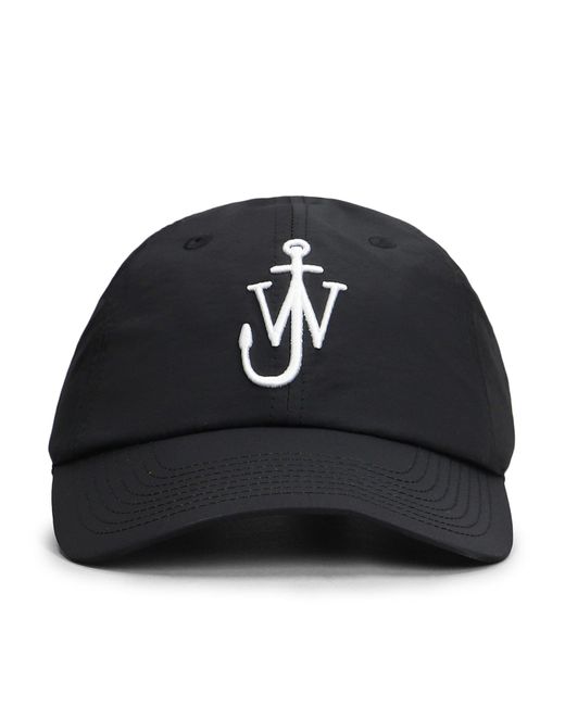 JW Anderson Jwa Anchor Logo Baseball Cap in Black for Men | Lyst