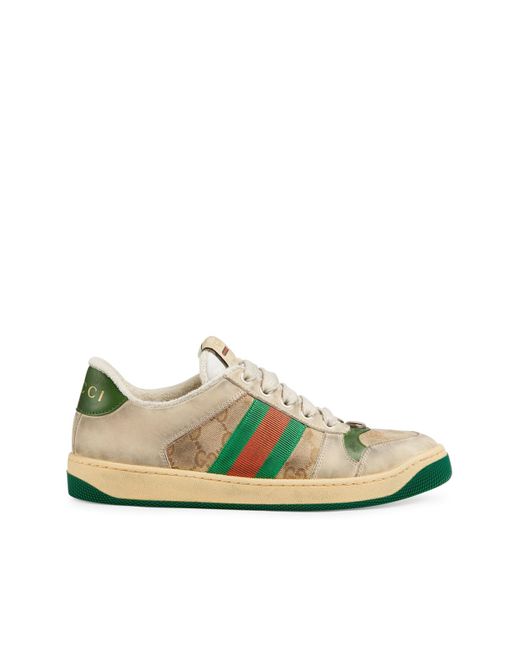 Gucci Screener Sneaker in Green | Lyst