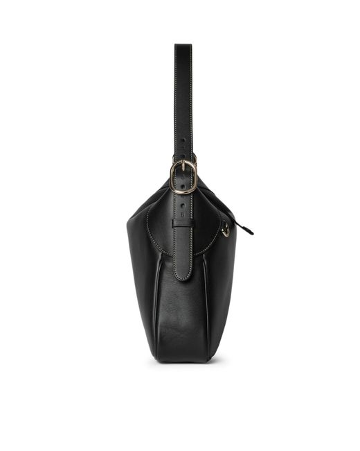 Gucci Gg Emblem Shoulder Bag Large Size in Black | Lyst