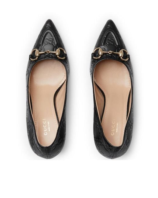 Gucci Dãcolletã With Horse Clip in Black | Lyst UK