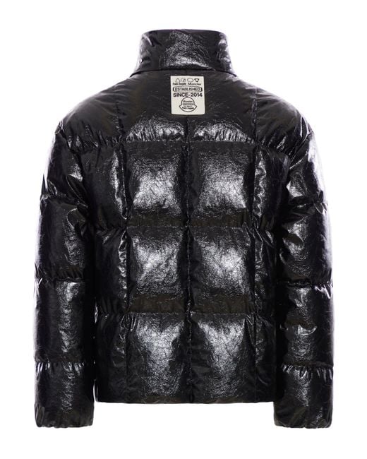 Moncler Genius Simoom Shiny Quilted Bomber in Black for Men | Lyst UK