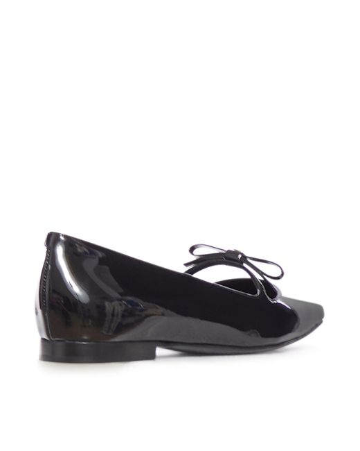 Celine Patent Leather Ballerina in Black | Lyst