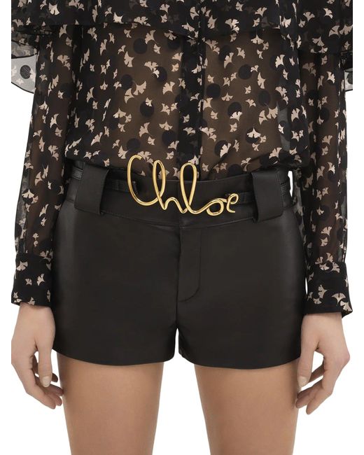 Chloé Belt in White | Lyst