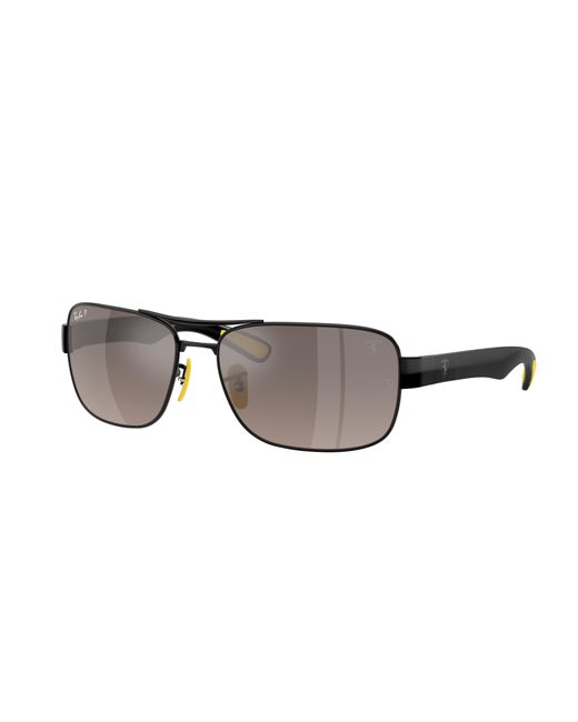 Ray-Ban Sunglass Rb3763m Scuderia Ferrari Collection Chromance in Black ...