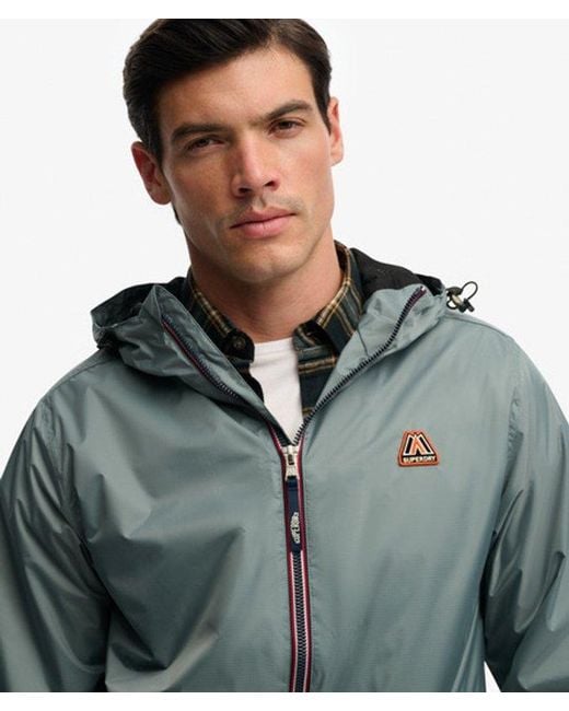 Superdry Essential Windbreaker Jacket in Blue for Men | Lyst UK
