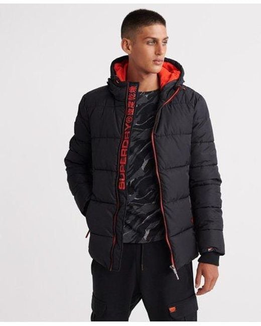 Superdry Sports Puffer Jacket Jet in Blue for Men | Lyst